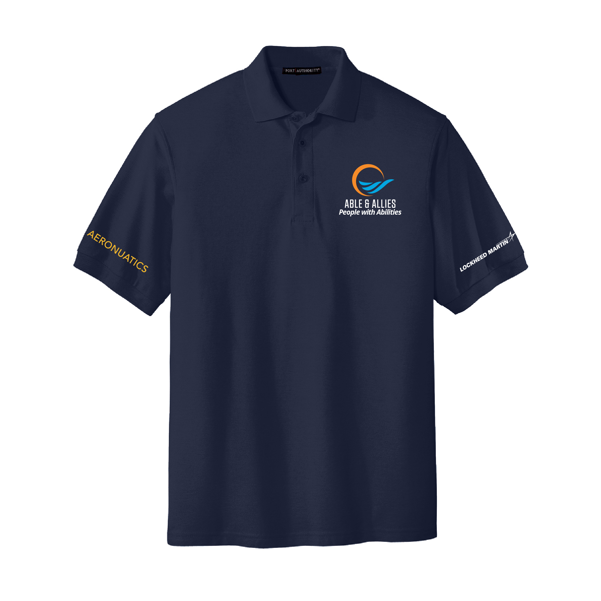 Griffin | Men's Able and Allies BRG Polo | LMG22